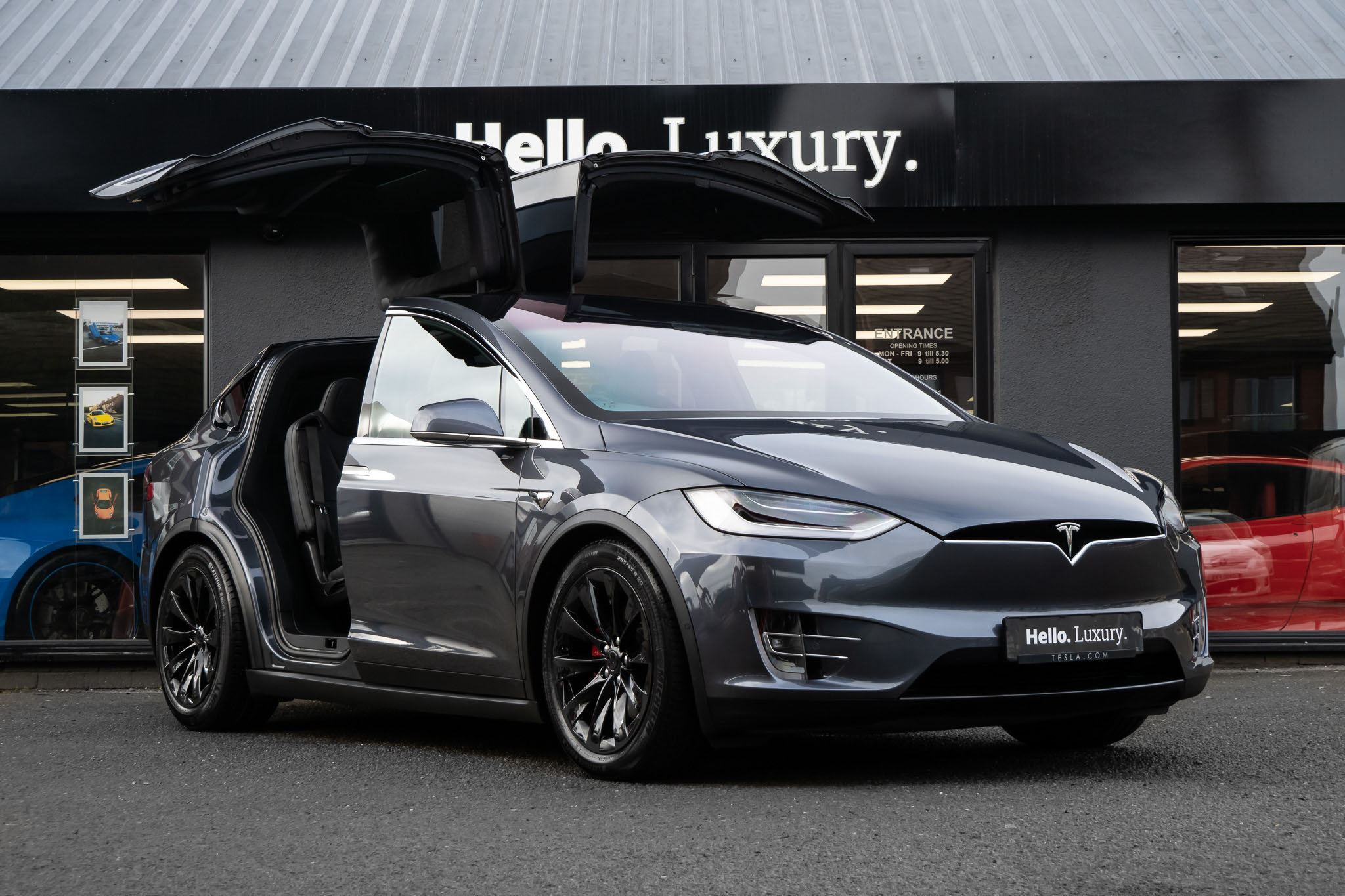 Tesla Model X Performance Ludicrous - Hillmoren