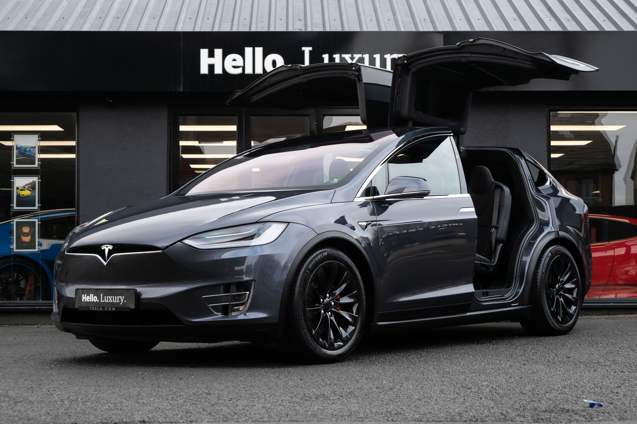 Tesla Model X Performance Ludicrous - Hillmoren